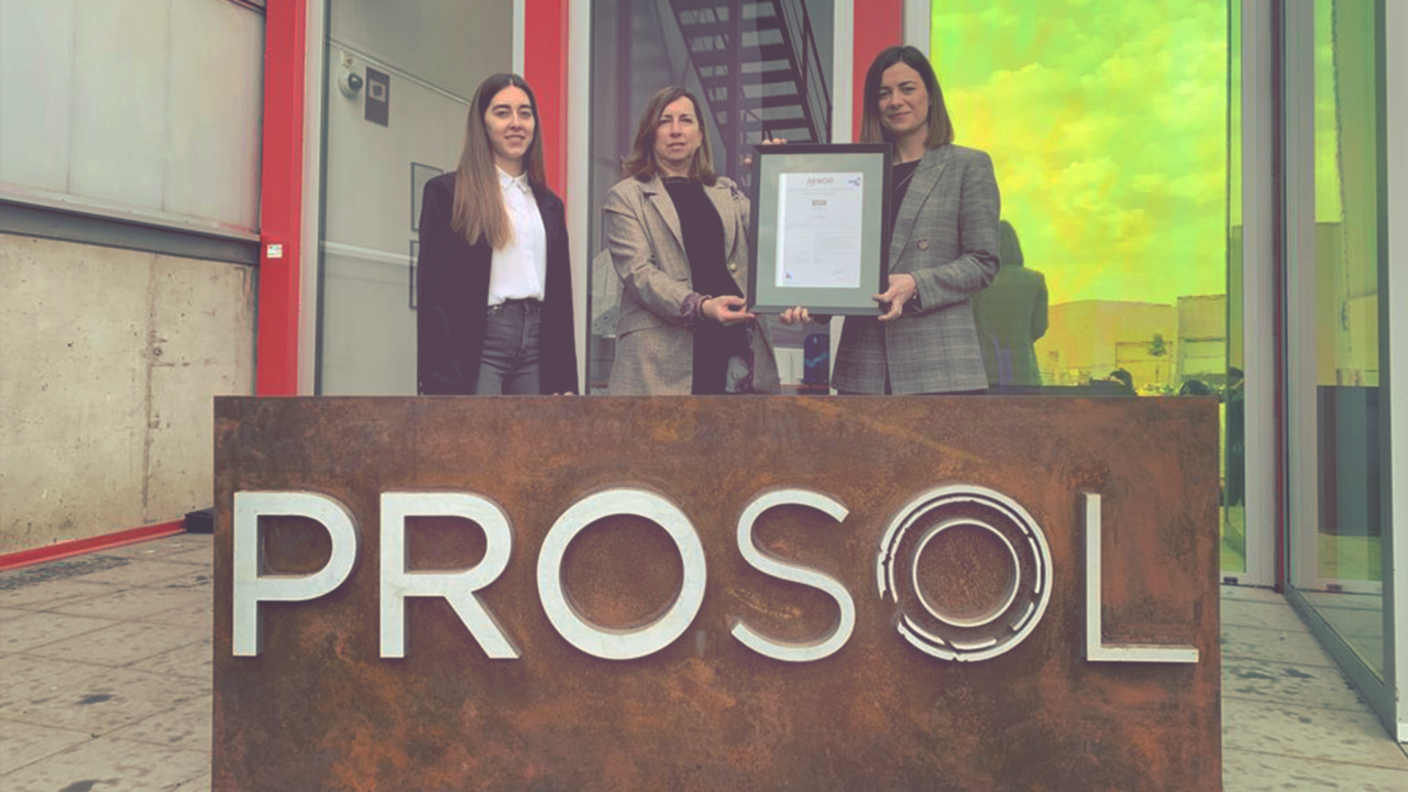 PROSOL renueva la certificación residuo cero otorgada por AENOR ...